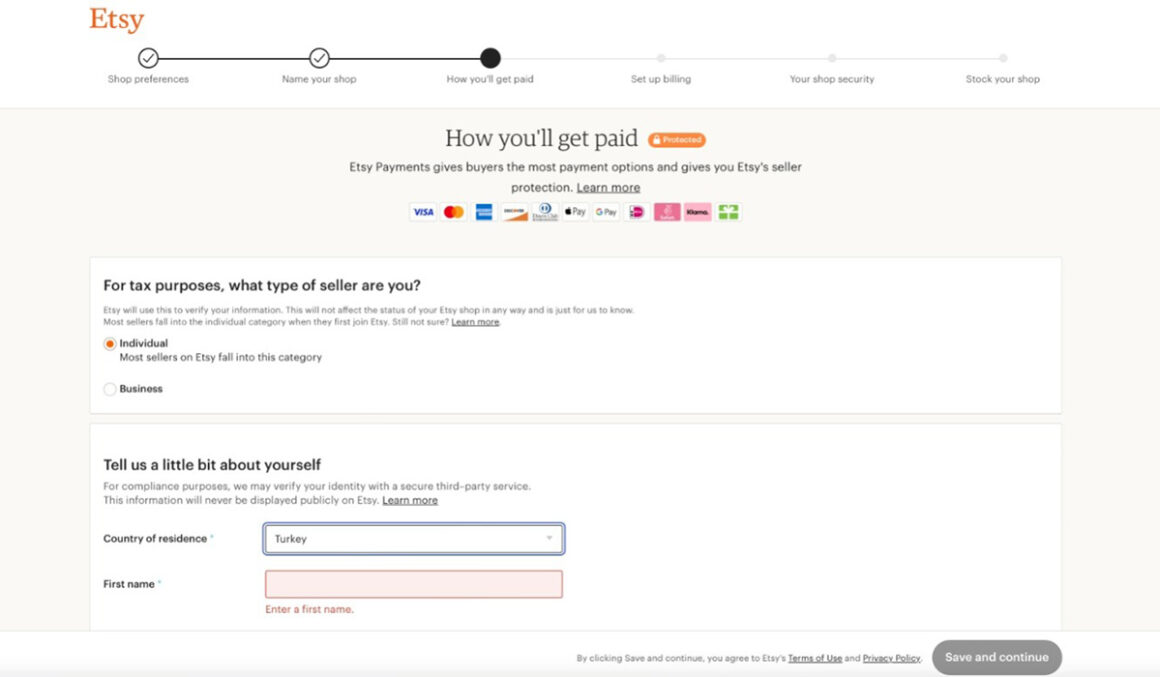 Etsy Mağaza Açma Adımları Nelerdir? Etsy'de Ödeme Nasıl Alınır?